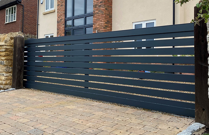 Electric Aluminium Sliding Gates Price Guide from The Garage Door Centre