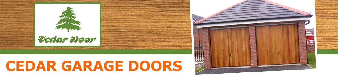 Buy Cedar Garage Doors from The Garage Door Centre UK